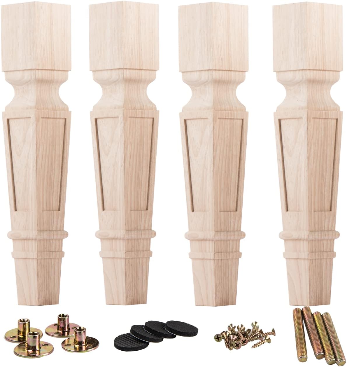 Amazon.com: DESIGN 59 18 Inch Traditional Bench Legs or Coffee Table ...
