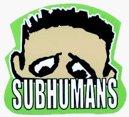 Amazon.com: Subhumans - Logo with Head on Green - Sticker / Decal ...