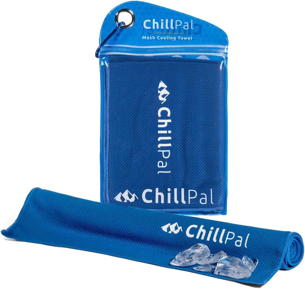 Amazon.com: Chill Pal Mesh Cooling Towel (Blue, 12 x 40 inch) : Sports ...