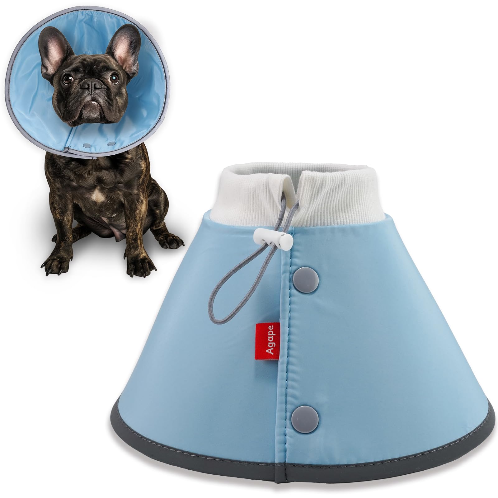 Agape Soft Dog Cone for Small Dogs & Cats, Comfy Dog Recovery Collar ...