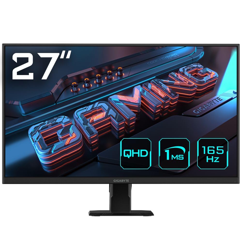 Amazon.com: GIGABYTE GiBy 27 GS27Q 165Hz (Null (null zoll)) : Electronics