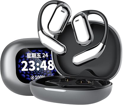 Amazon.com: Intelligent Touch Screen Open Bluetooth Earphones - True ...