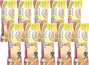 Bright Star China (Falooda) Grass Agar - Agar Unflavoured Pack of 10 (8g x 10) 80g (Makes 10 ...