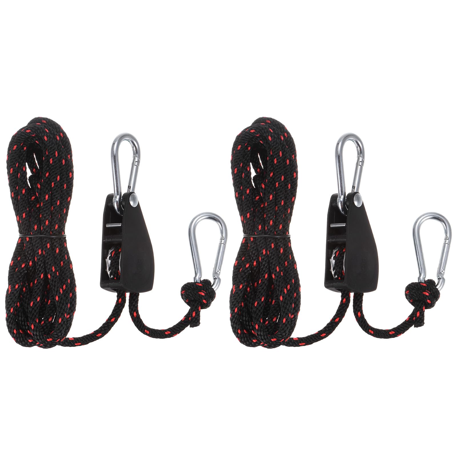 Amazon.com: uxcell 2pcs 1/4" (6mm) Adjustable Ratchet Rope Hanger with ...