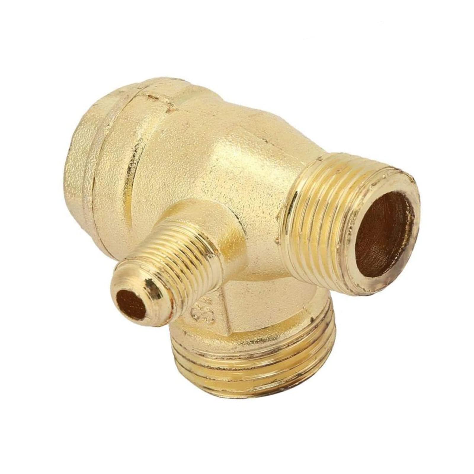 Buy 3 Port Air Compressor Check Valve Zinc Alloy Male Thread Check ...