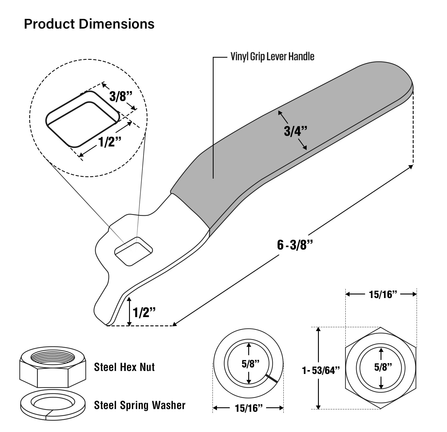 Snapklik.com : MIDLINE VALVE Replacement Lever Handle For MIDLINE VALVE ...