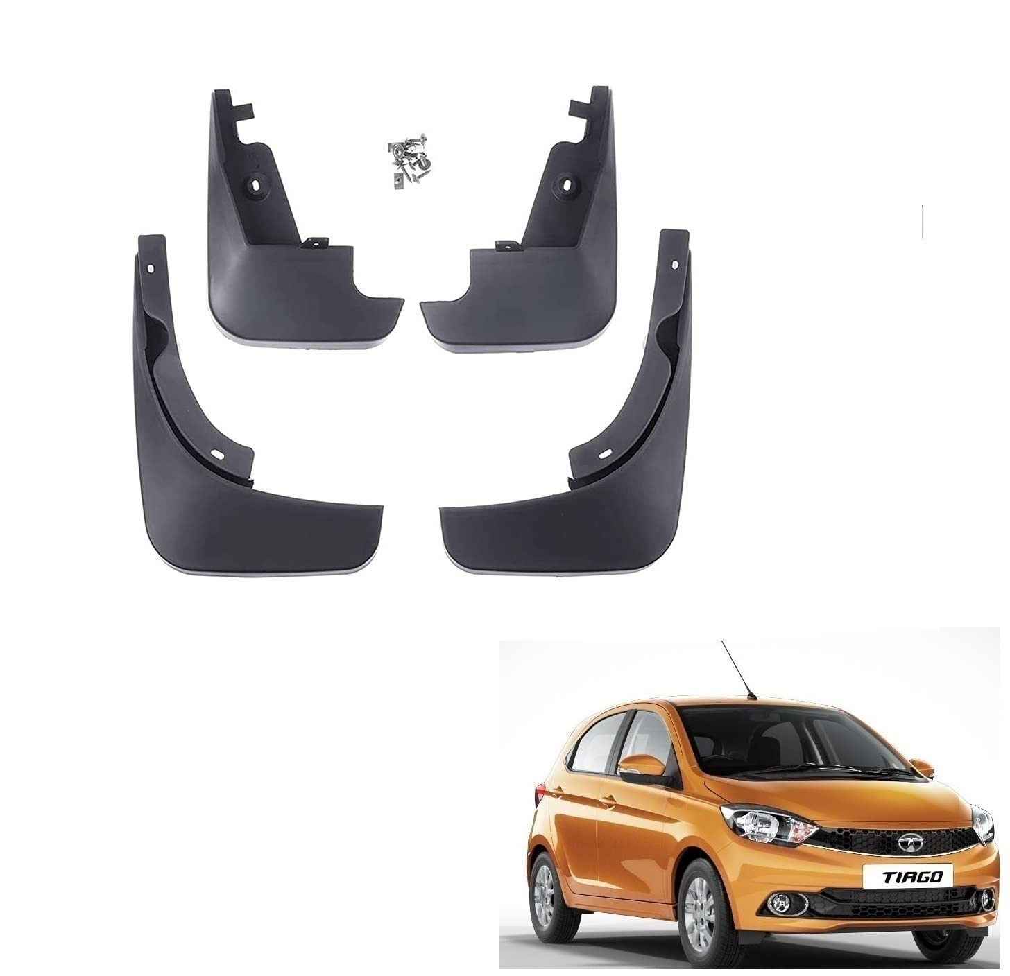 Kozdiko Car O.E Type Custom Fit Front and Rear Mud Flap Guard ...