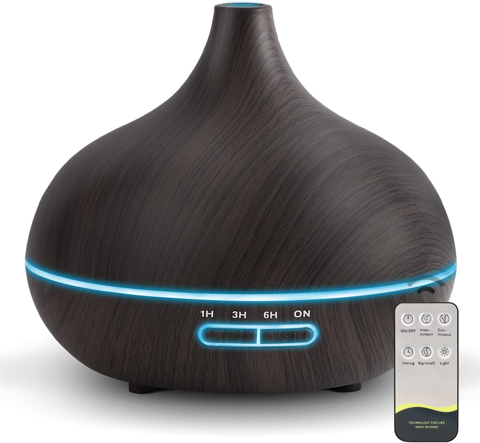 Amazon.com: 550ml Essential Oil Diffuser, DAROMA Upgraded Remote ...