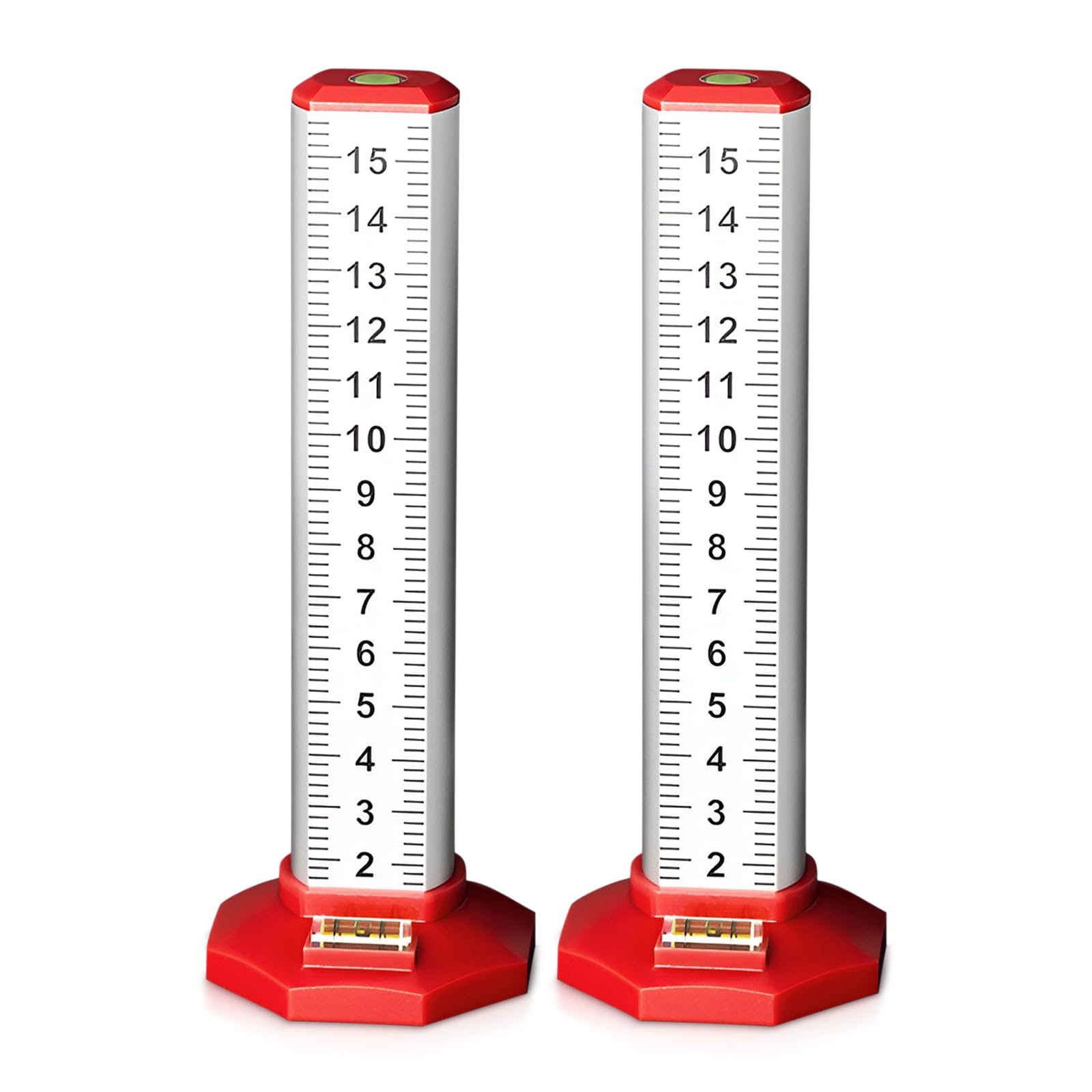 Snapklik.com : SAMIQU 2Pcs Ceiling And Floor Tile Ruler - Leveling Ruler