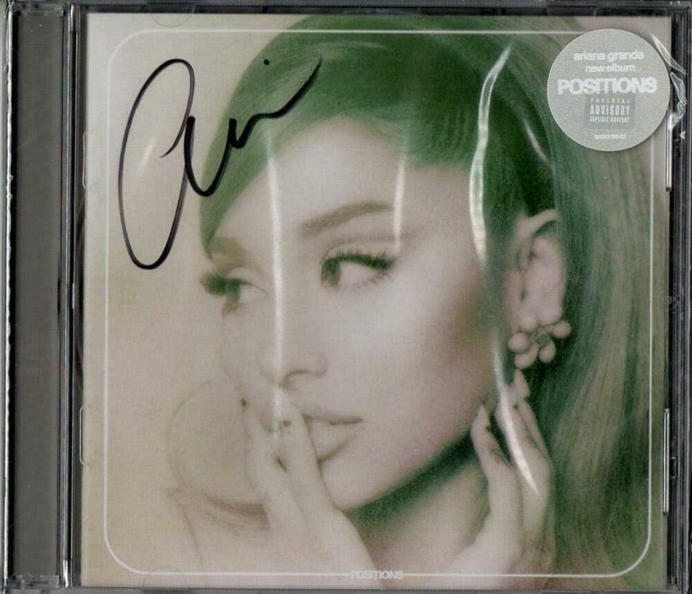 Amazon.com: Ariana Grande Signed Autograph Positions Cd Booklet - Very ...