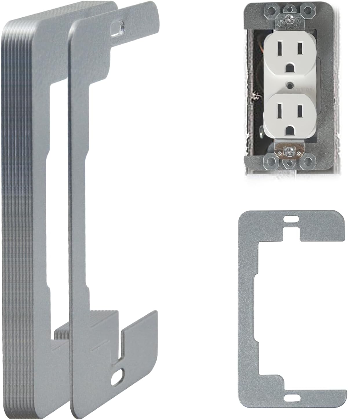 Amazon.com: XIFOWE Receptacle Spacers, 10 PCS Insulated Coated Metal ...