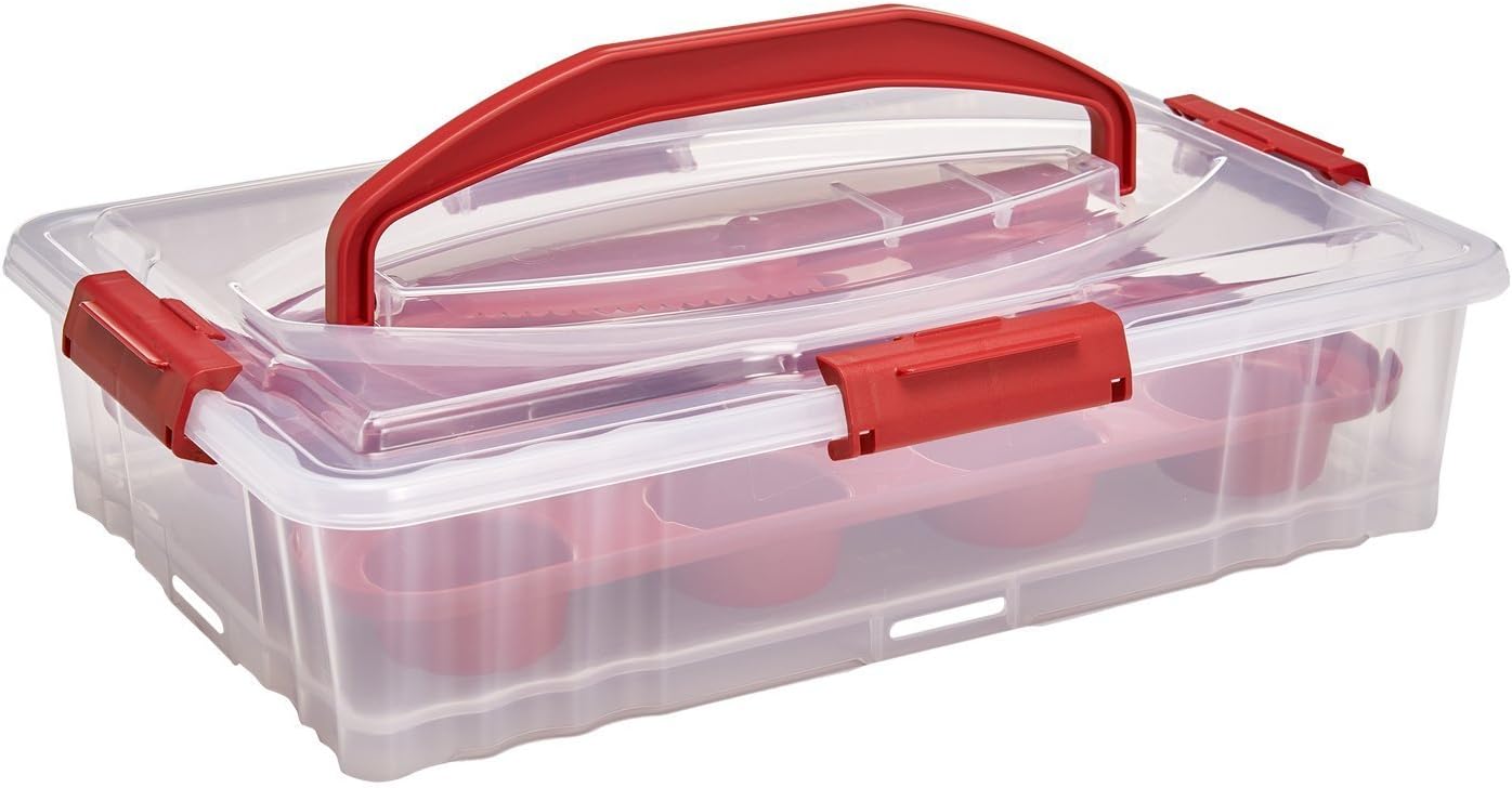 Amazon.com: Tupperware Oblong Cake Taker with Handle - holds 9" x 13 ...