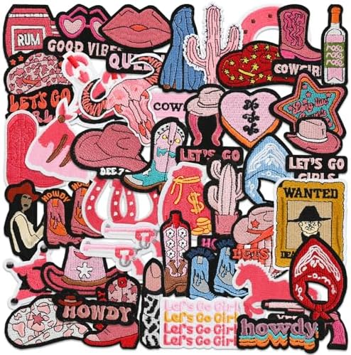 Amazon.com: 70 Pcs Embroidered Iron On Patches On Patches for Clothing ...