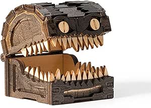 Amazon.com: VDFZHL Mimic Dice Chest Storage Box, Wood Role Playing Dice ...