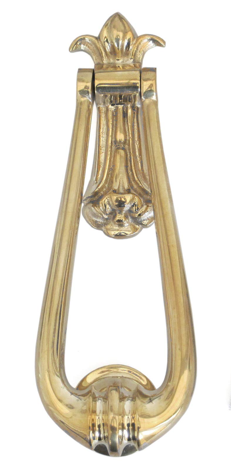 Castelion® Traditional Large Solid Brass Victorian Loop Door Knocker : Amazon.co.uk: DIY & Tools