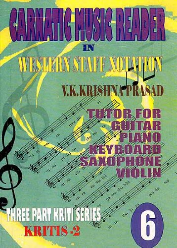 Carnatic Music Reader In Western Staff Notation (Tutor For Guitar ...