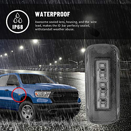 Snapklik.com : BASIKER 5LED Side Marker LED Lights For 2010-2018 Dodge ...