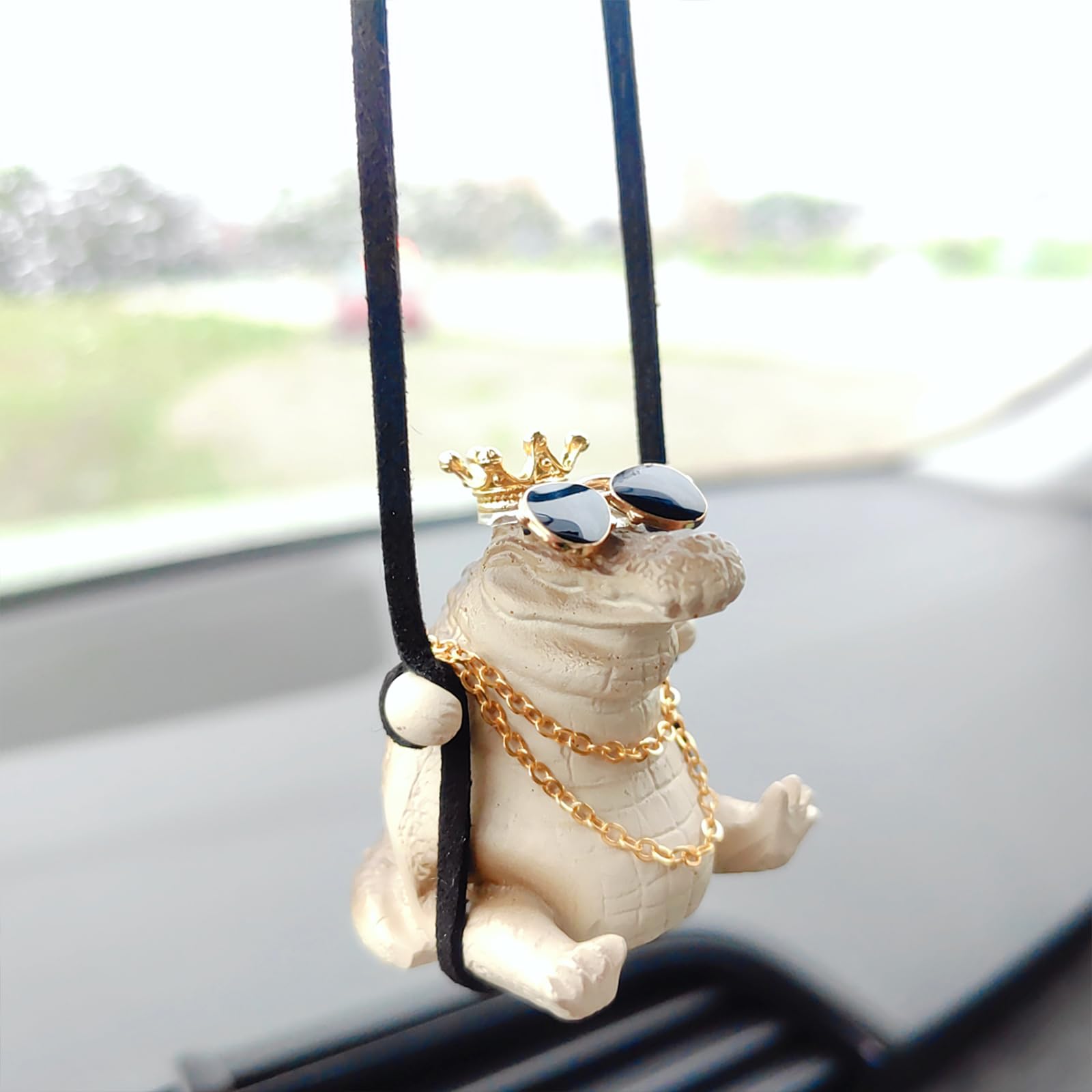 Cat Car Accessories Cartoon Animals Car Review Mirror Decor, Car Mirror ...
