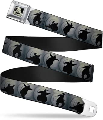 Amazon.com: Buckle-Down Seatbelt Belt - Oogie Boogie Silhouette Poses ...