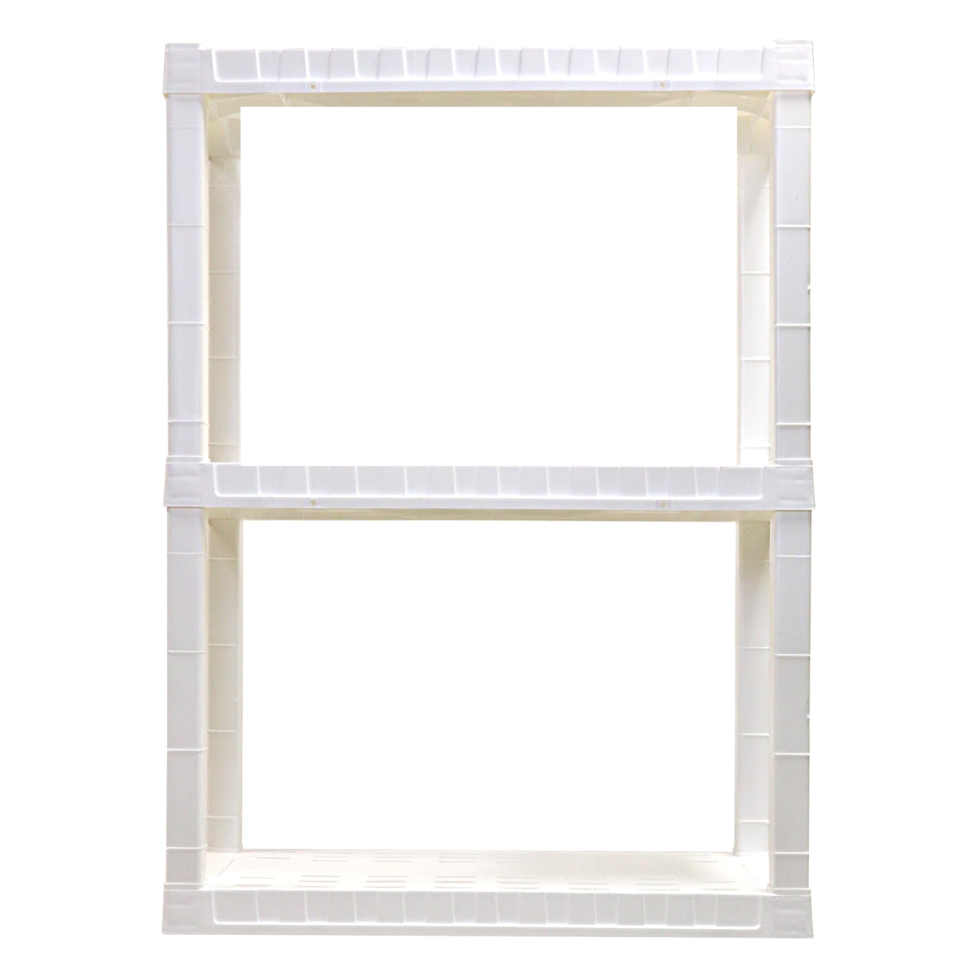 Koolatron Oskar 3 Tier Plastic Shelf, Garage Shelving Unit, Rack and ...