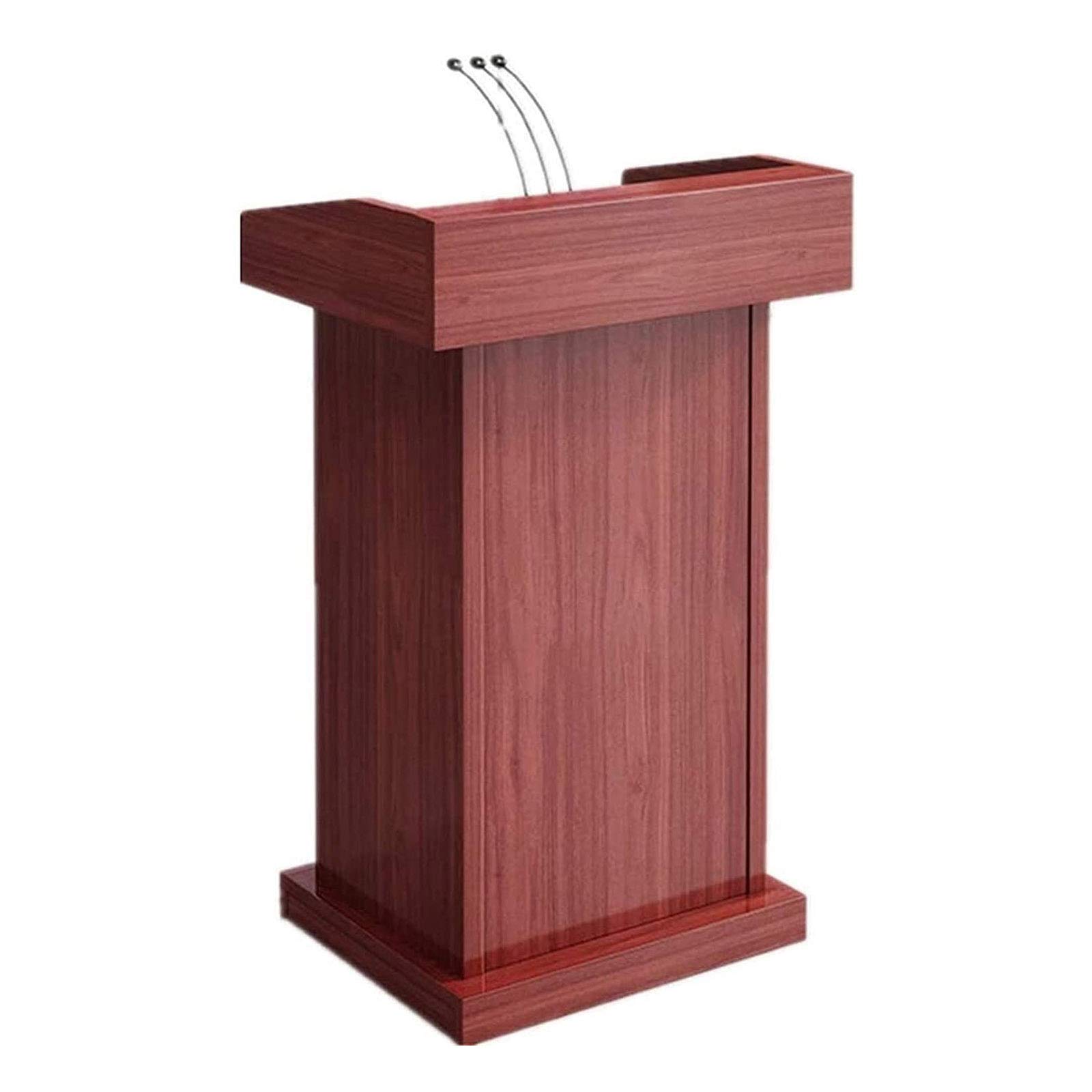 Buy JHSHENGSHI Lectern Podium Table Hosting Reception Wooden Lectern ...