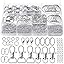 Amazon.com: Teenitor 524PCS Key Chain Making Kit, Keychain Making ...