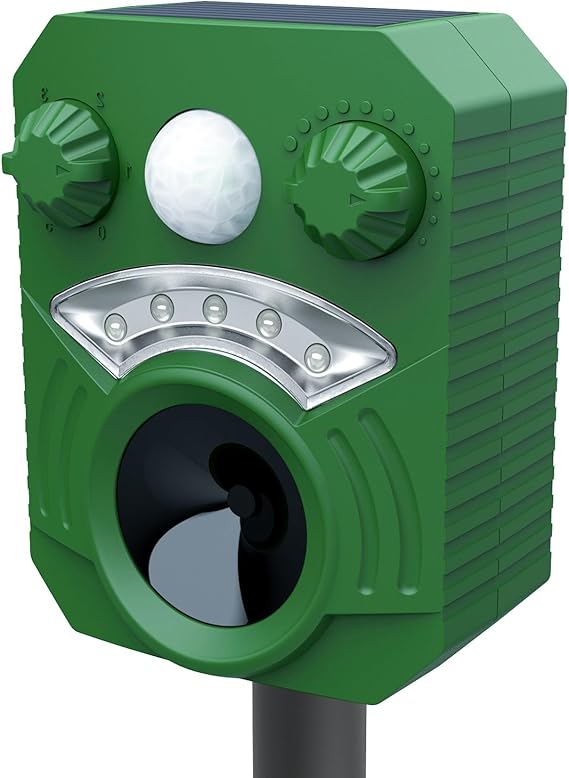 Amazon.com: Cat Repellent Outdoor Squirrel Deterrent with Motion Sensor ...