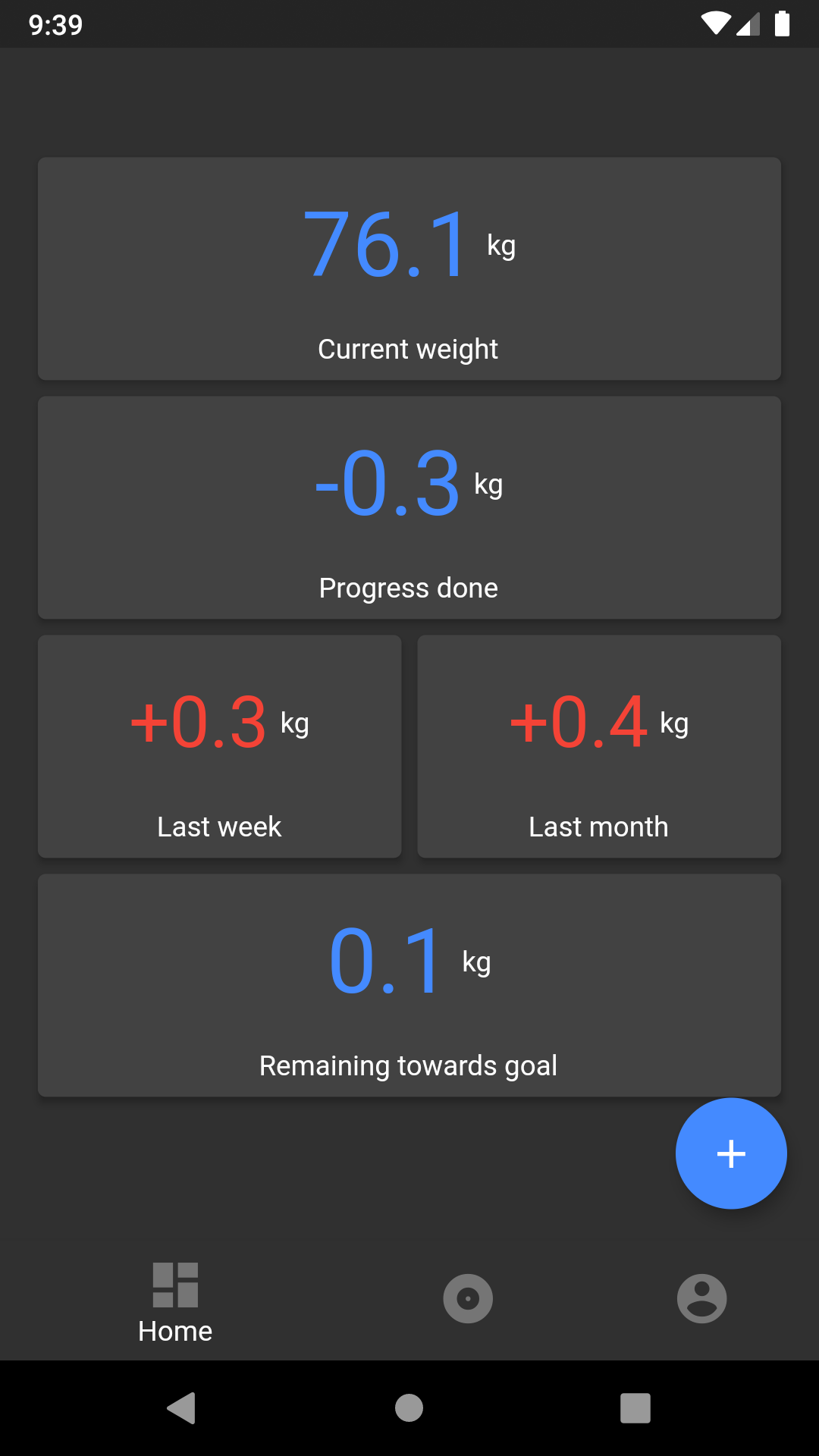 Weighted - Track Your Weight - App on Amazon Appstore