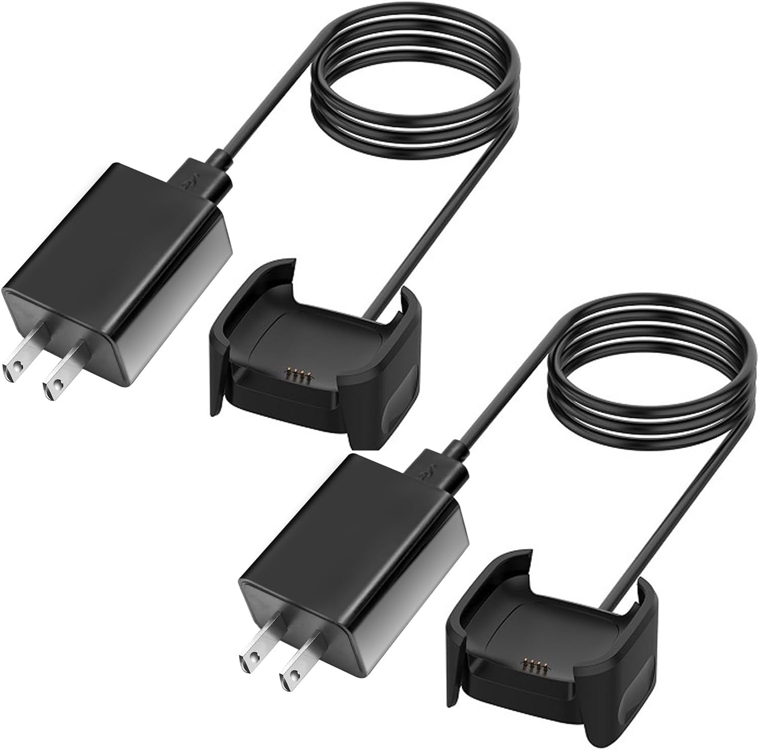 Amazon.com: 2 Pack Fast Wall Charger for Fitbit Versa 2 Chargers USB ...