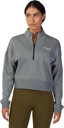 Amazon.com: Fox Racing Women's Standard Magnetic Fleece Zip, Heather ...