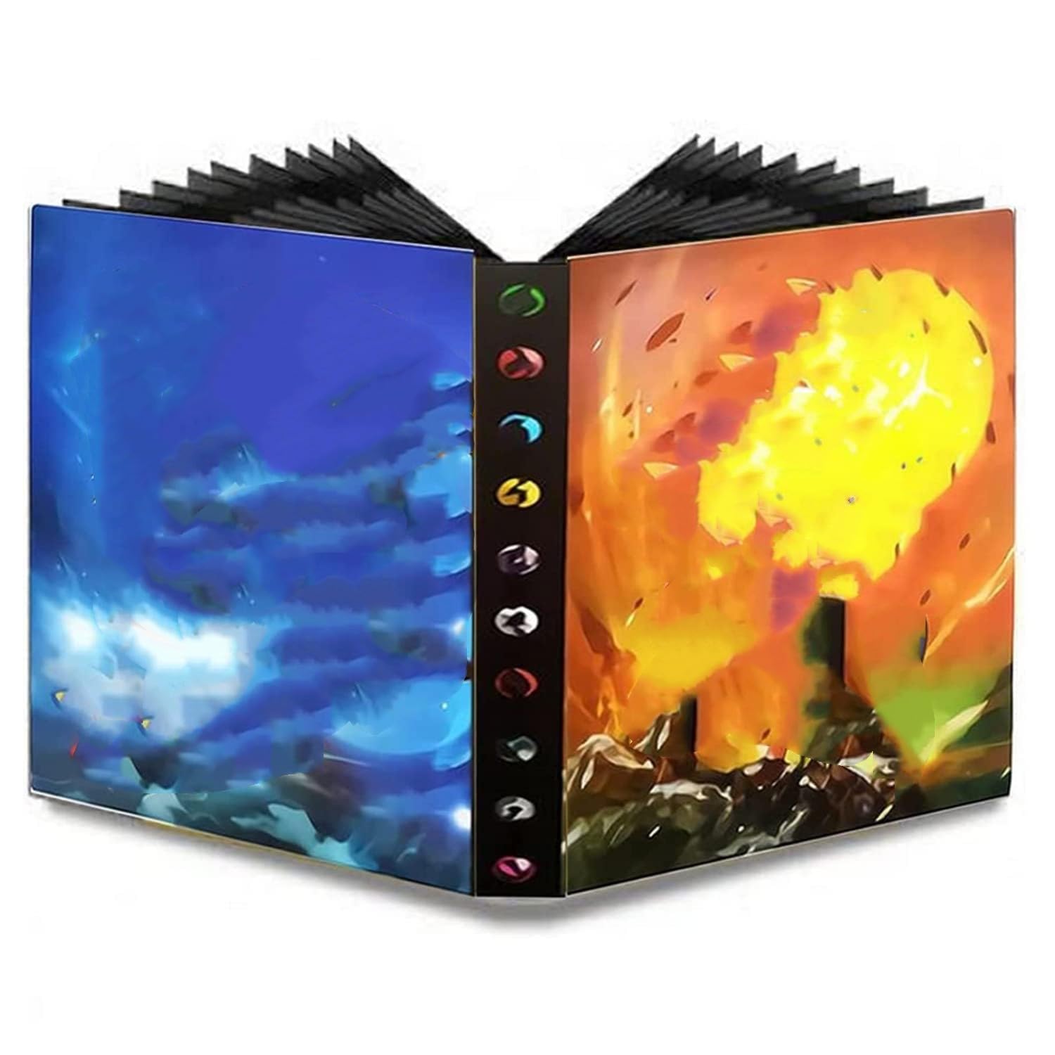 SKEIDO Cartoon 4 Pocket 120 Card Pokemon Album Book Anime Map Game ...