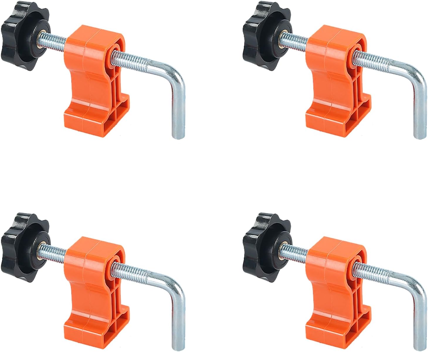 MASTWINK® Set of 4 Screw Clamps, Easily Adjustable Screw Clamp, Clamps ...