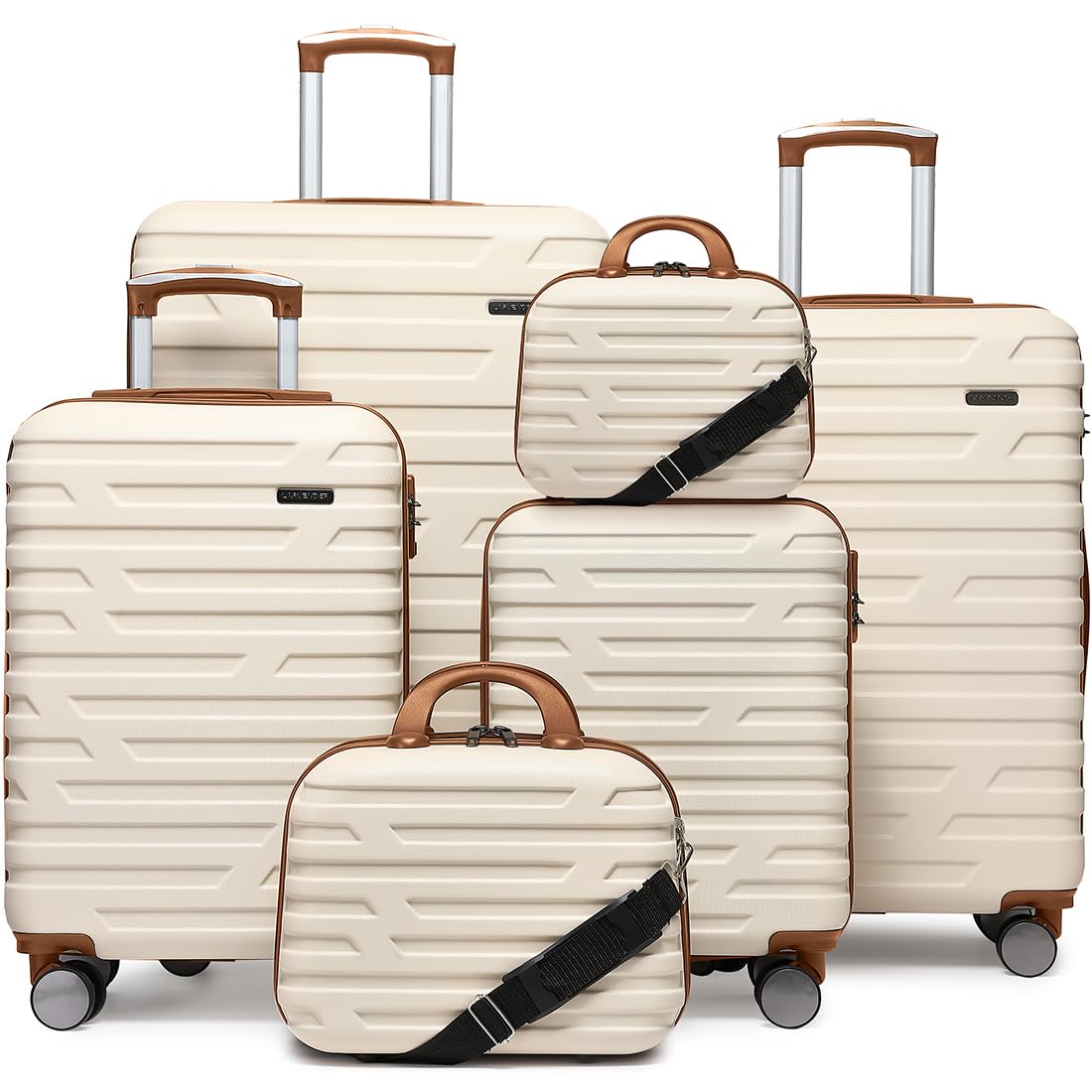 LARVENDER Luggage 6 Piece Sui...B0CDWPTBVP | Encarguelo.com