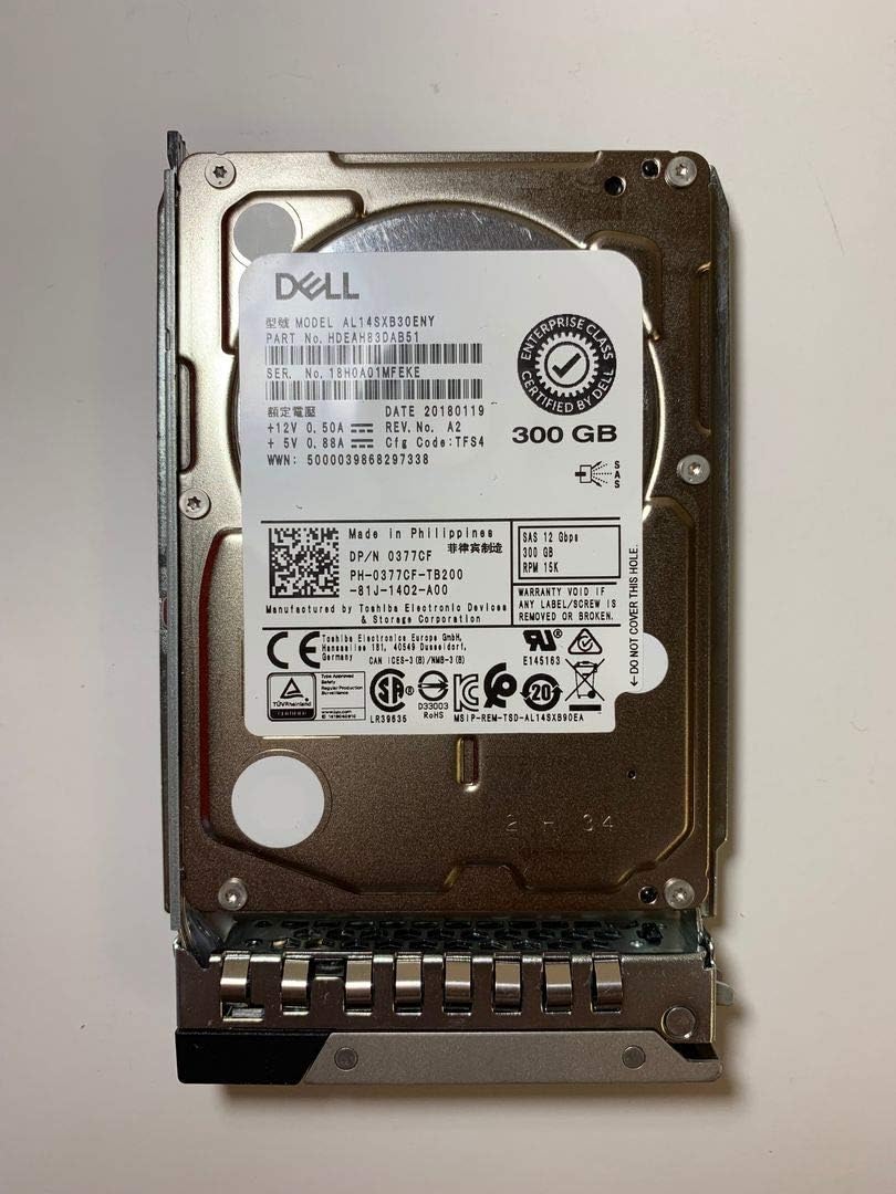 Amazon.com: Toshiba 300GB HDD 15K RPM 2.5" 12Gb/s SAS Hard Disk Drive ...