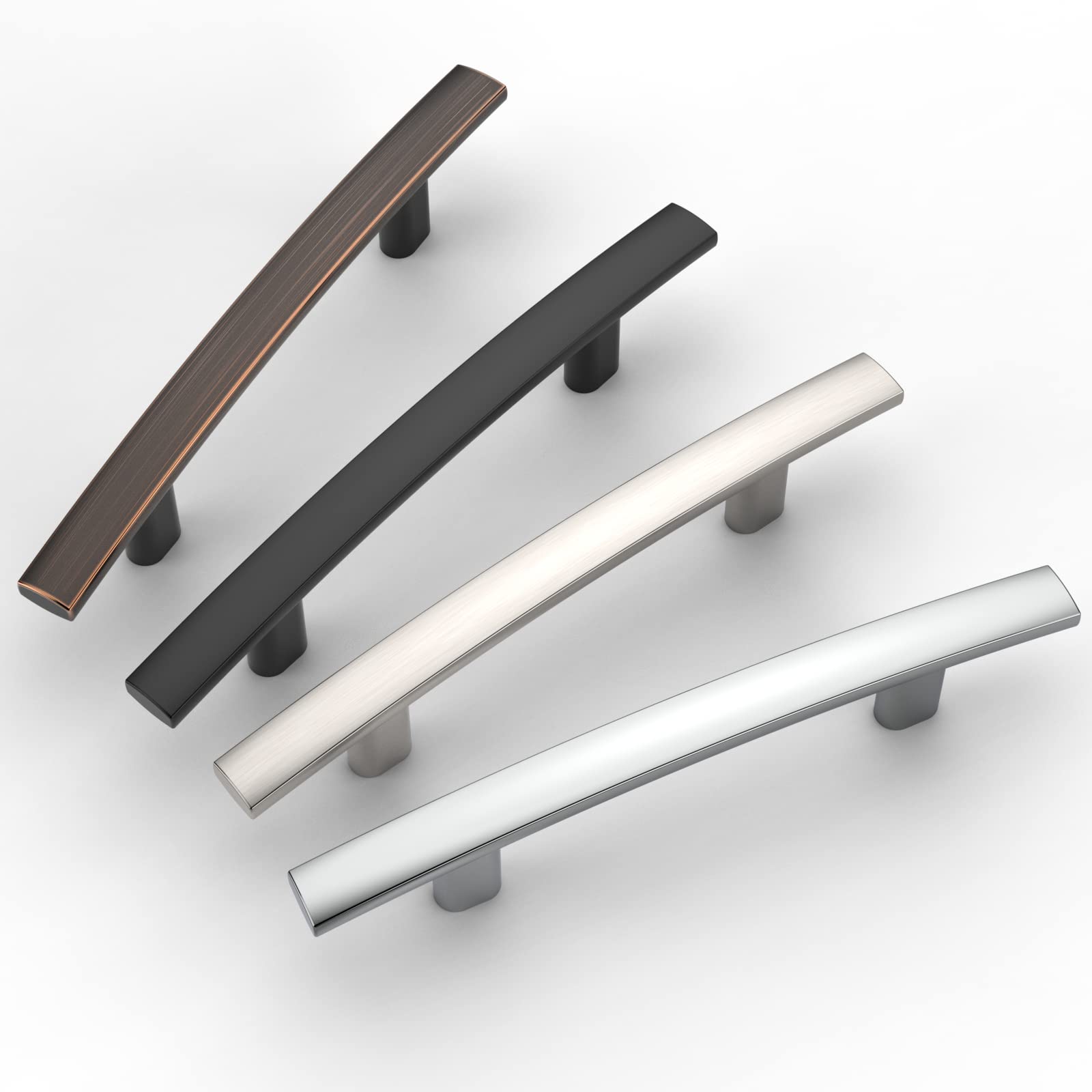 Snapklik.com : 10 Pack 3 Inch Kitchen Cabinet Handles Matte Black ...