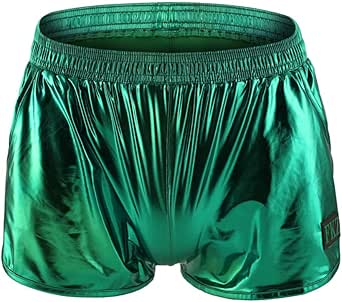 SFBBCLOZ Mens Boxer Briefs Mens Metallic Underwear Swim Trunks Men ...