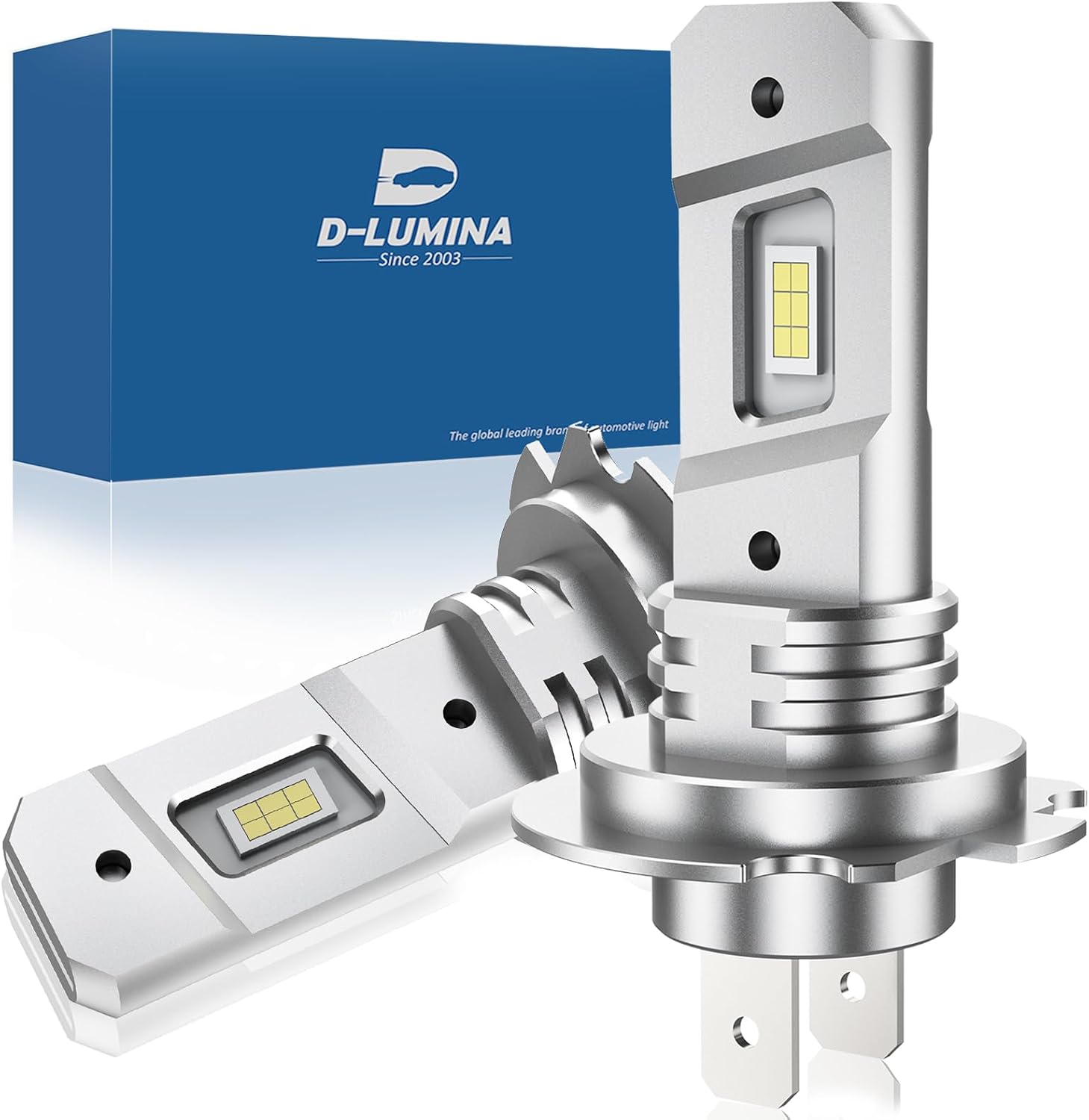 D-Lumina Lampadina H7 LED Canbus 100W 16000LM,6500K 300% Brillante,1:1 ...