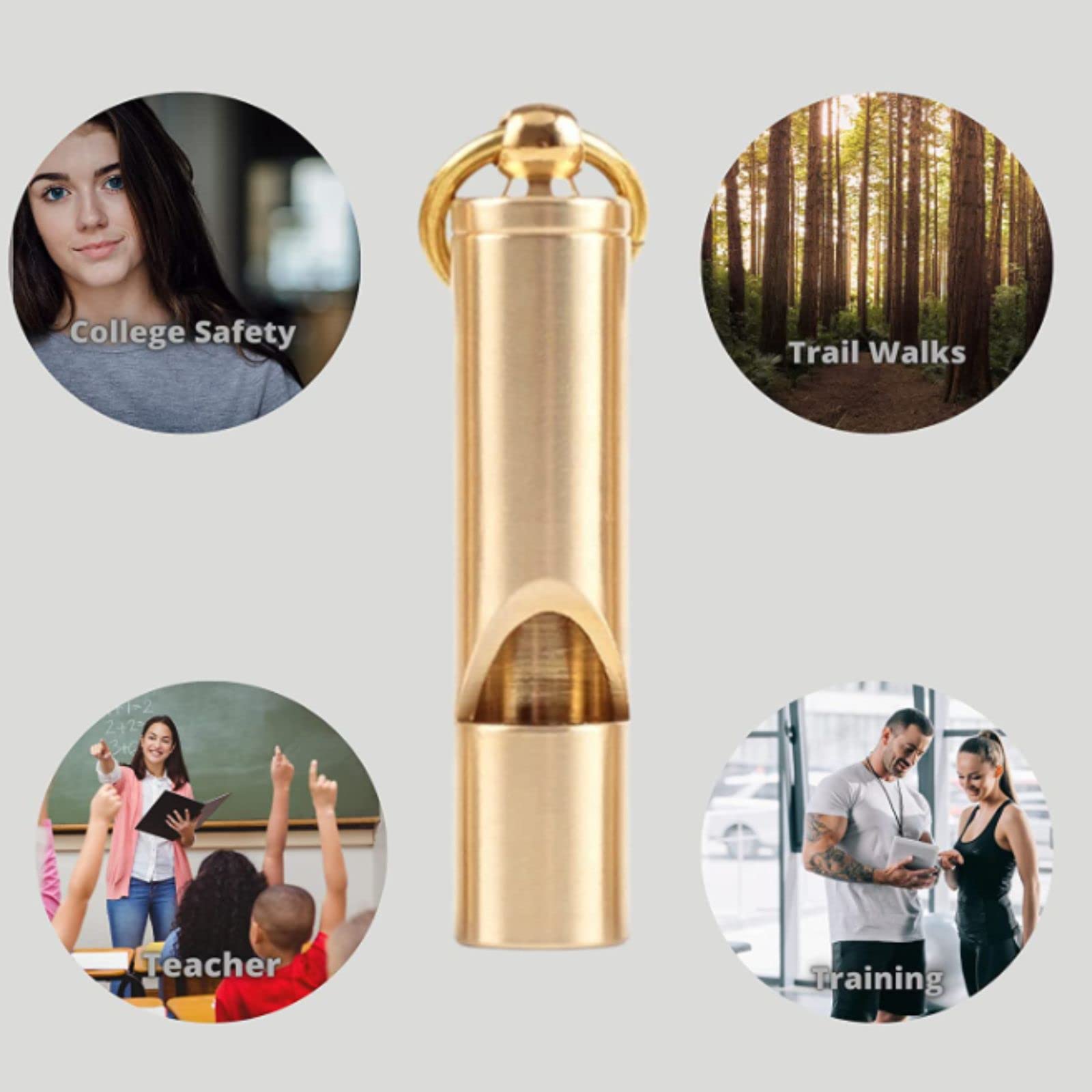 Snapklik.com : Loudest Brass Whistle Best Premium Emergency Whistle One ...