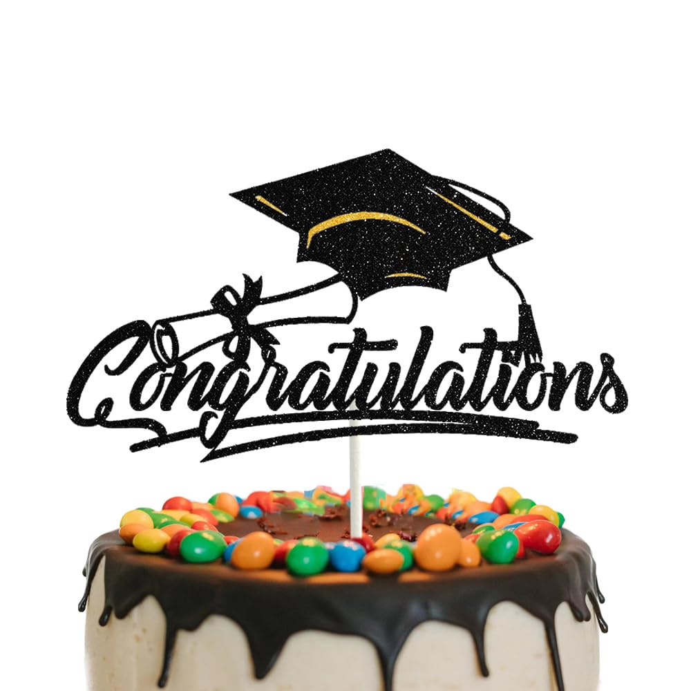 Buy Congratulations Cake Topper Congrats Grad 2024 Graduation Cake ...