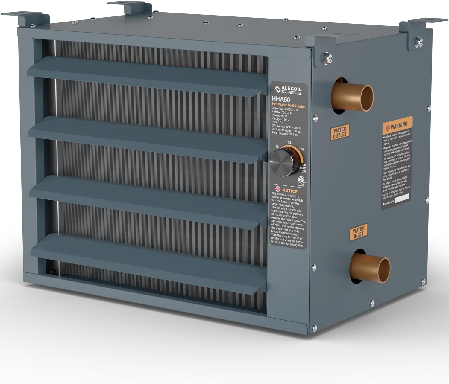 Amazon.com: 200,000 BTU Hot Water Hanging Heater / 200K BTU Garage Unit ...