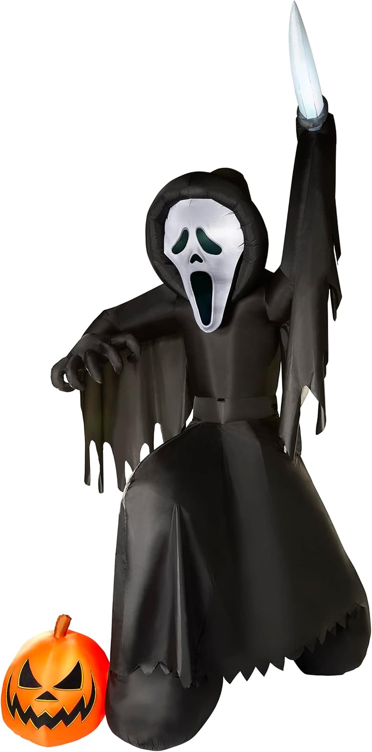 Amazon.com: Spirit Halloween 12 Ft. Ghost Face ® Inflatable Decoration ...