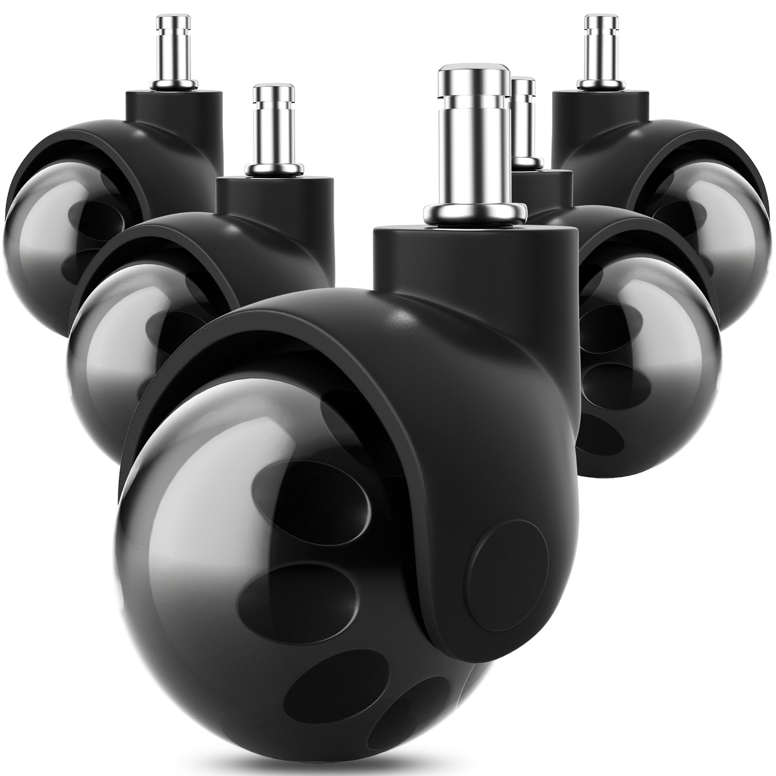 Snapklik.com : AGPTEK Office Chair Caster Wheels 2 Office Chair Ball ...