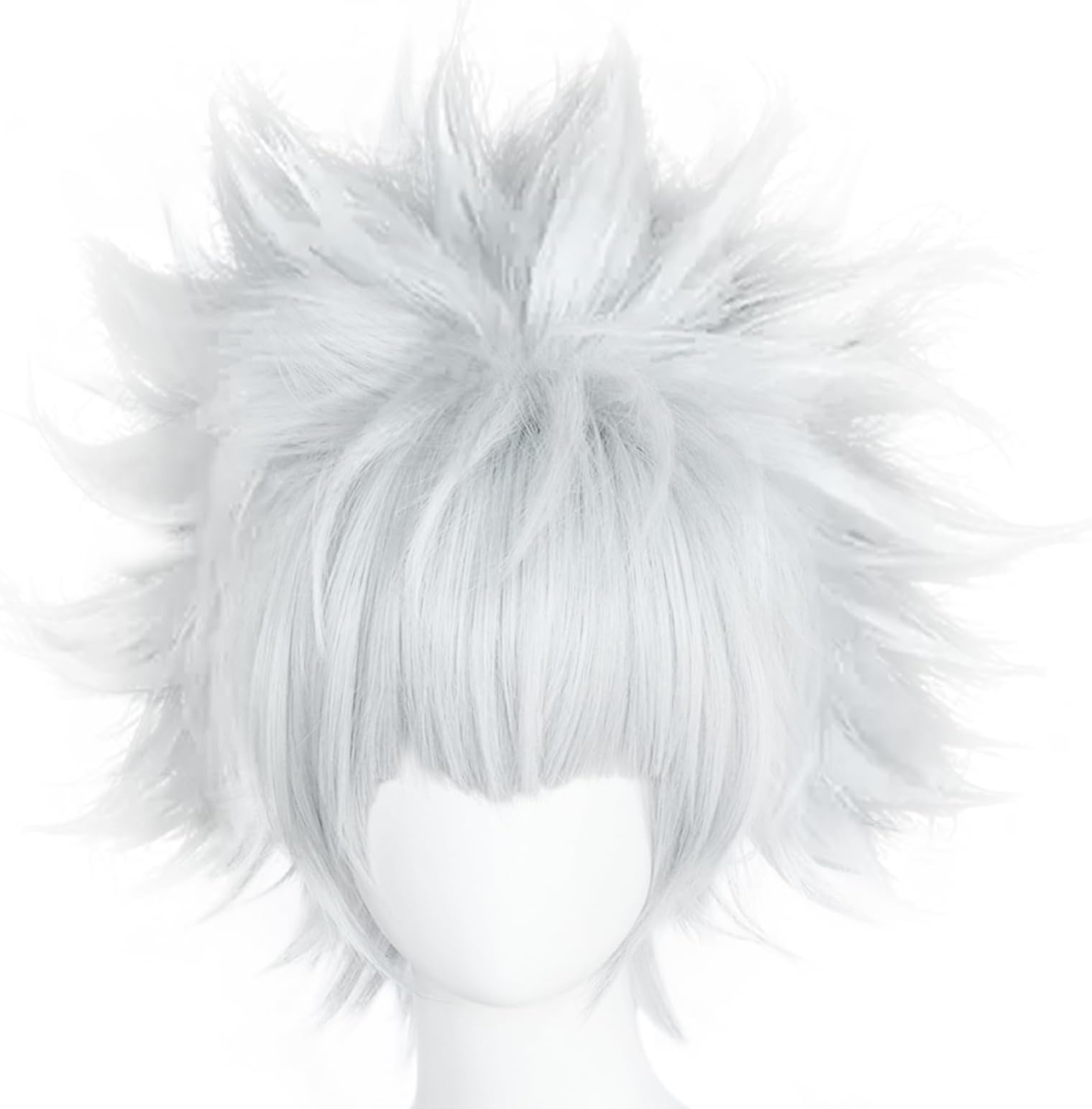 Amazon.com: IMEYLE Killua Zoldyck Cosplay Wig for Men Short Silver ...