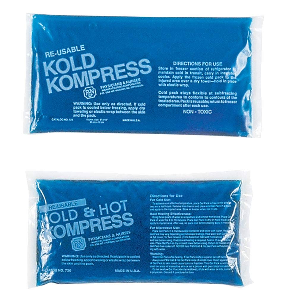 Amazon.com: Reusable Cold Packs, 5x10 inch, case of 12 : Health & Household