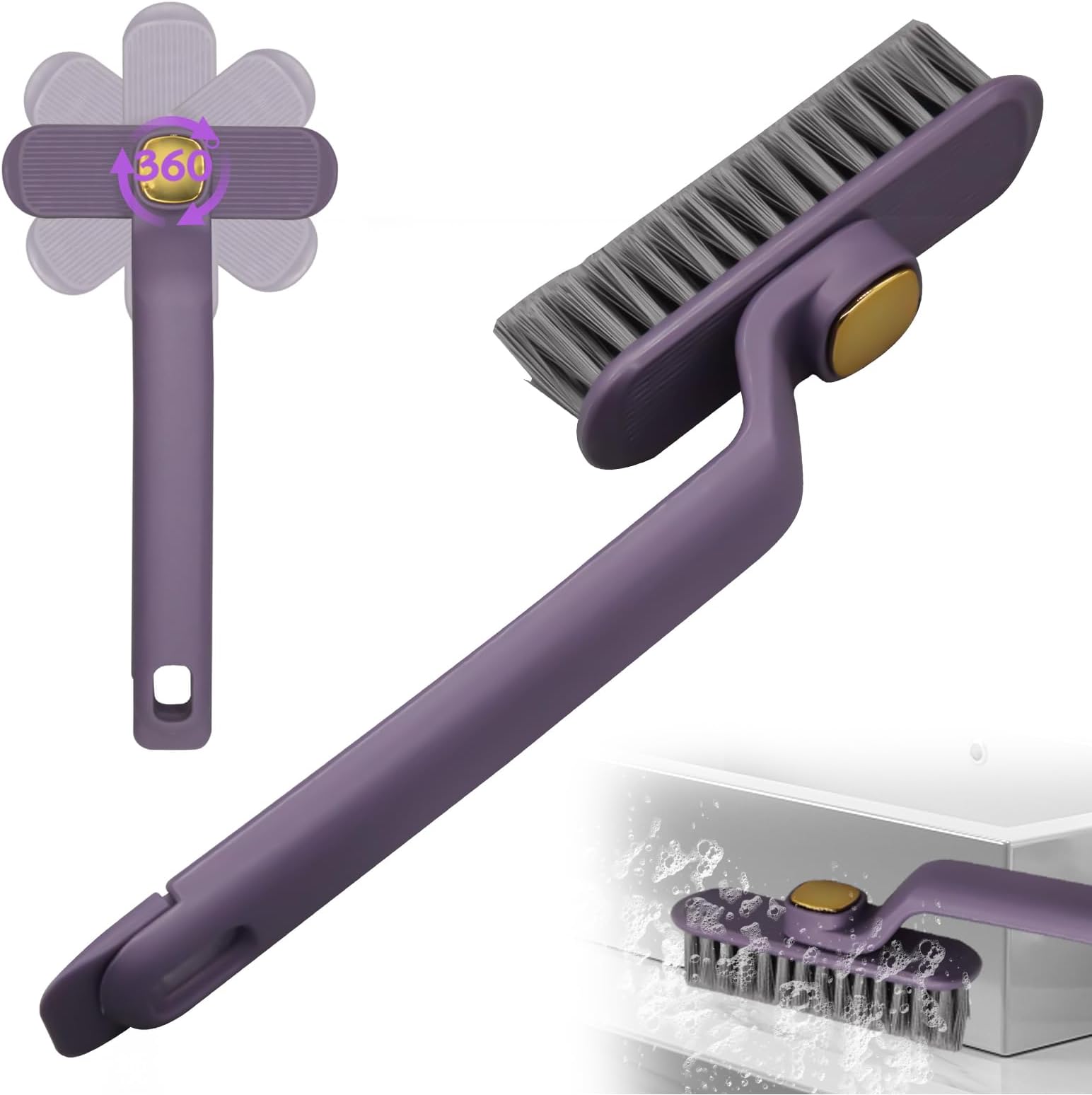 Amazon.com: Crevice Cleaning Brush, Multi-Function Rotating Hard ...