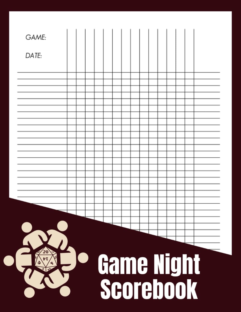 Game Night Score book: Funtime Scoresheets For Family and Friends ...