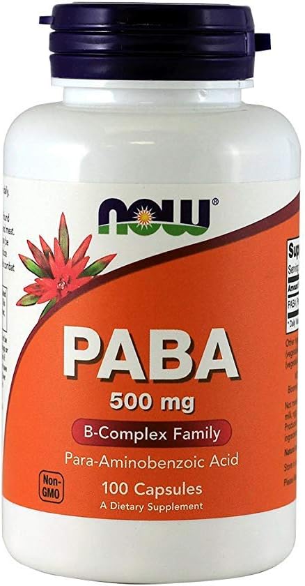 Amazon.com: PABA 500mg 100 Capsules (Pack of 2) : Health & Household
