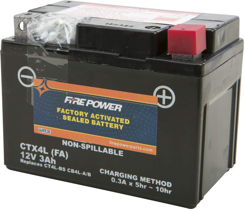 Amazon.com: Fire Power Sealed Factory Activated Battery CTX4L-BS(FA ...