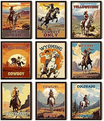 Amazon.com: Home of Art Cody Wyoming Buffalo Bill Stampede Rodeo Poster ...