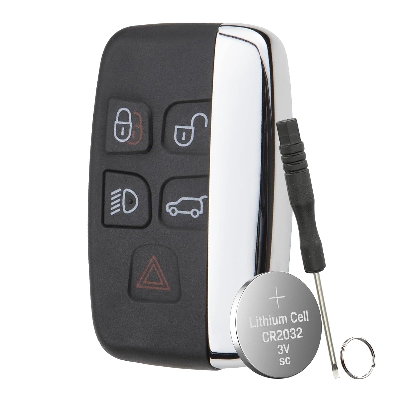 5 Buttons Car Key Fob Case For JAGUAR JLR XJ XJL XF for Range Rover ...
